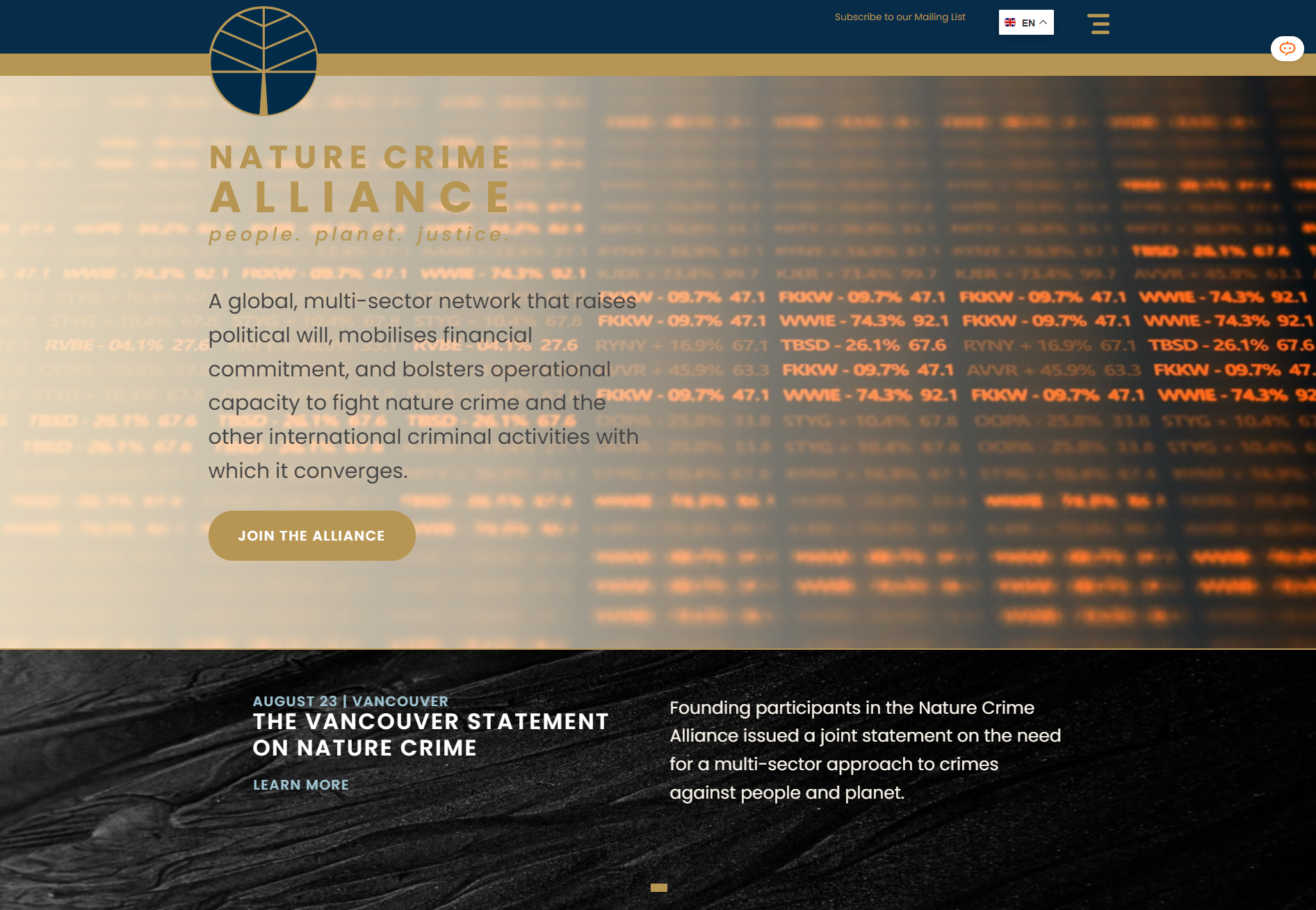 Nature Crime Alliance launch for the website | IUCN US National Committee